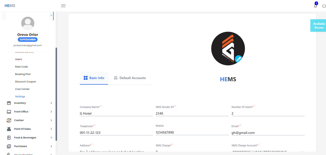 HEMS Software