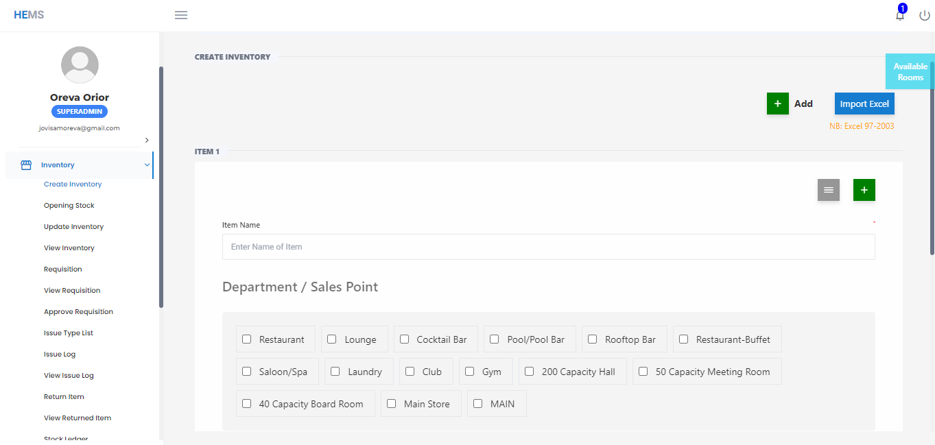 HEMS Software