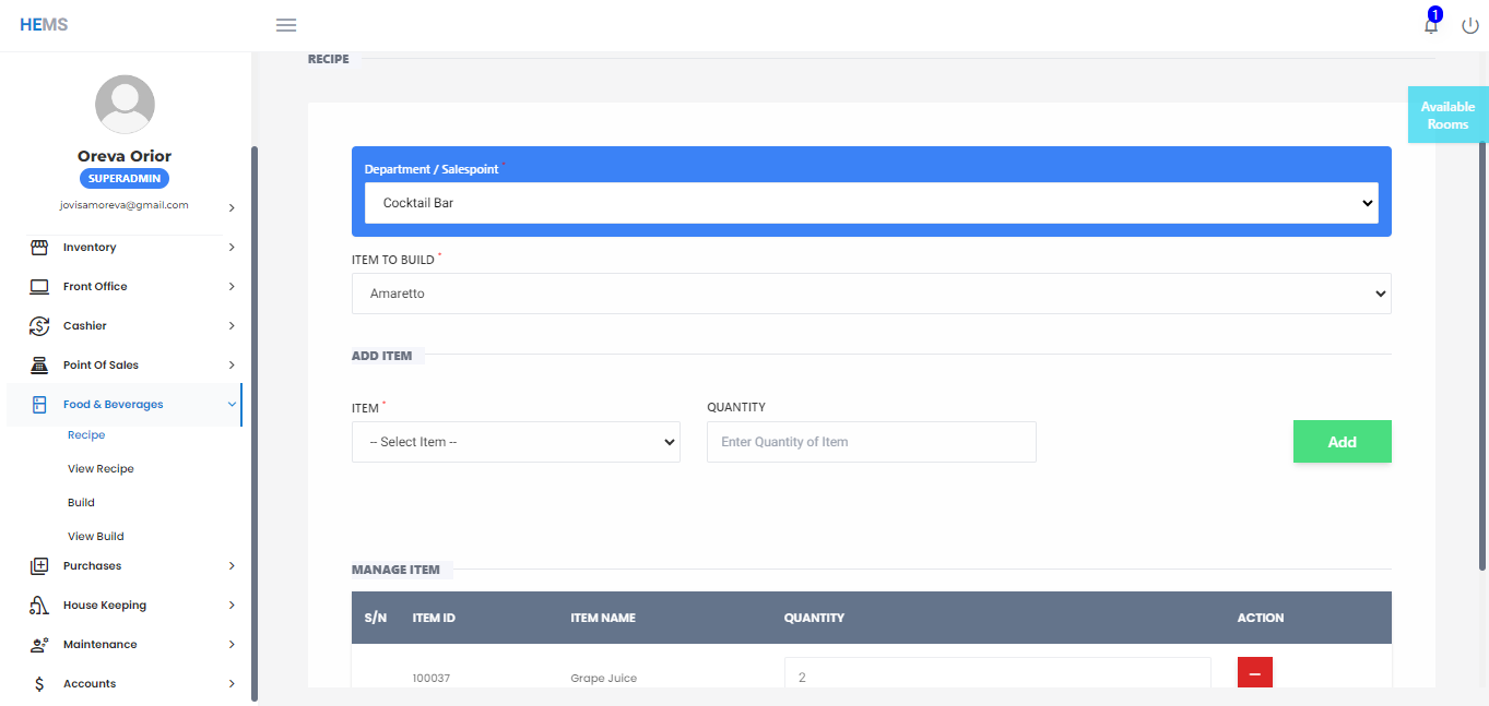 HEMS Software