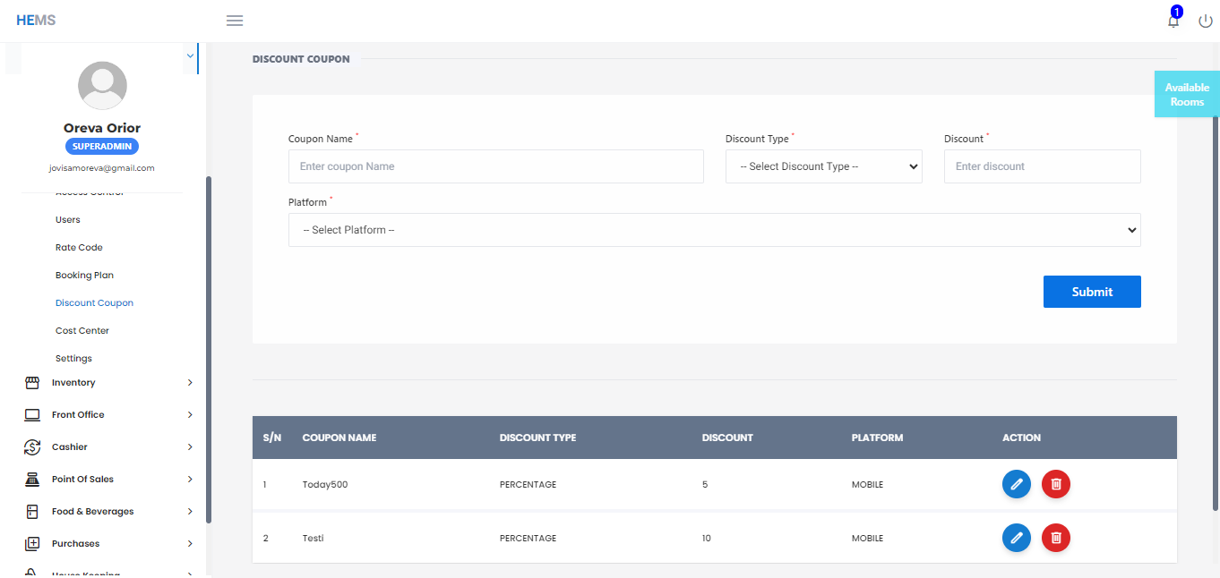 HEMS Software